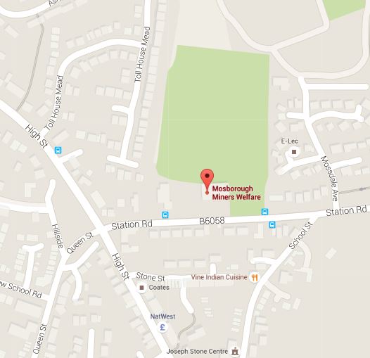 Mosborough RUFC - Club Location